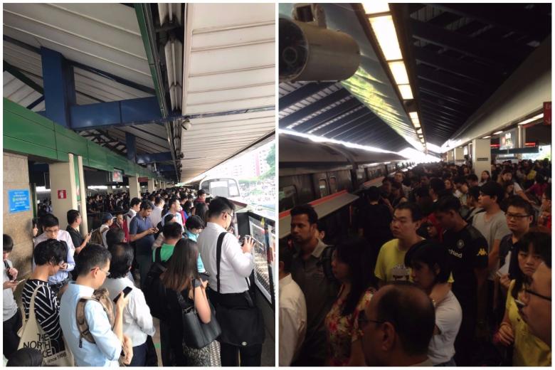 Commuters complain of delays, crowded platforms on North-South Line due ...