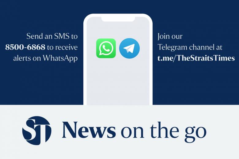 Get ST news on WhatsApp and Telegram | The Straits Times