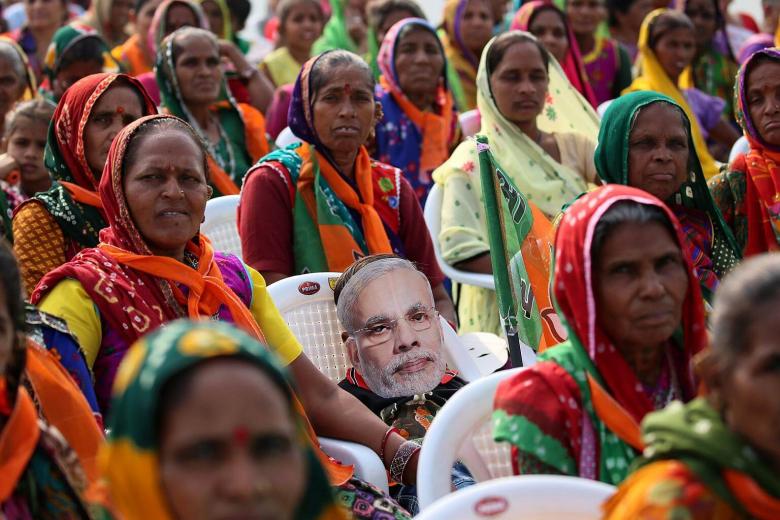 Women targeted by Modi to help him retain power in India | The Straits ...