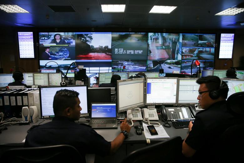 A rare peek behind the scenes at the nerve centre of SCDF operations ...