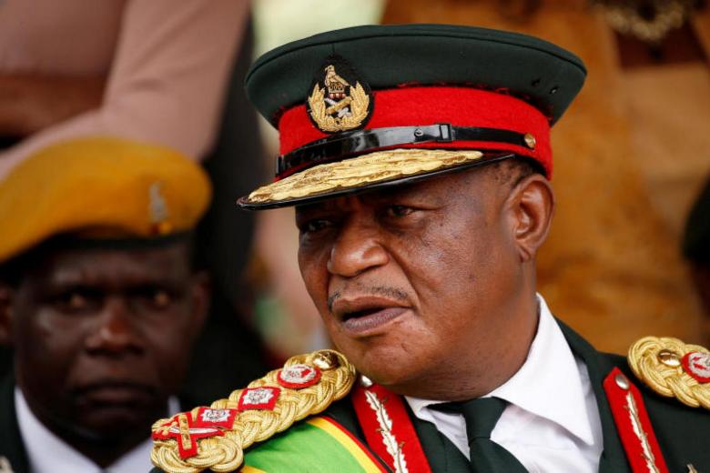 Former army chief Constantino Chiwenga sworn in as Zimbabwe's vice ...