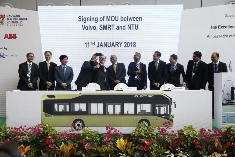 NTU and Volvo Buses to develop electric, driverless buses by 2019 | The ...