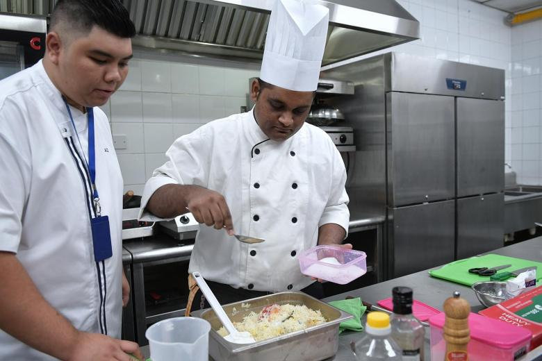In Pictures: Cook fulfils dream of preparing meal for President Halimah ...