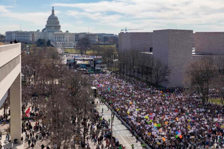 Massive crowds rally across US to urge tighter gun controls | The ...