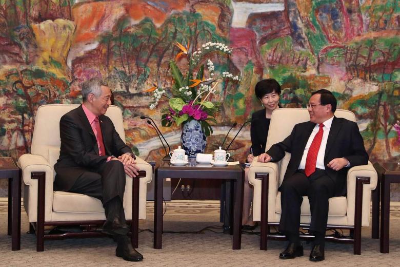 Shanghai seeks greater cooperation with Singapore, city's top leader Li ...