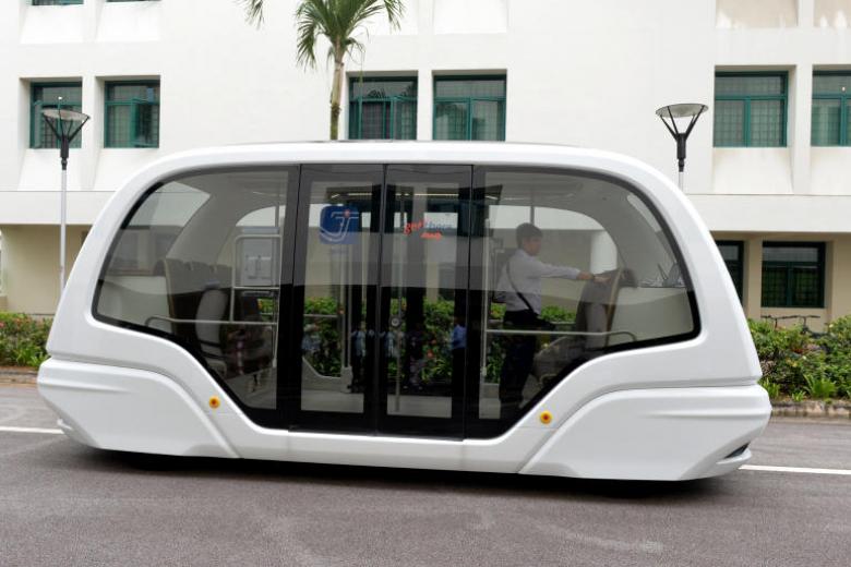 NTU gets new driverless shuttle bus to ferry students across campus ...