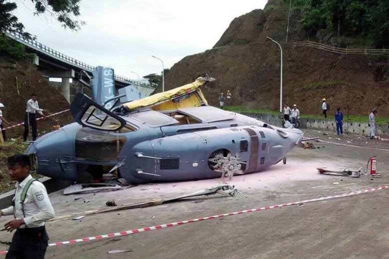 Helicopter crash kills one, injures 9 in Indonesia's Central Sulawesi ...