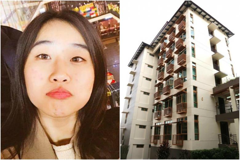 NUS student died trying to get back into her seventh-storey room ...