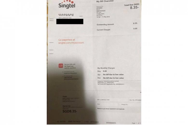 Singtel responds to viral post on 'bill scam', says it was a legitimate ...