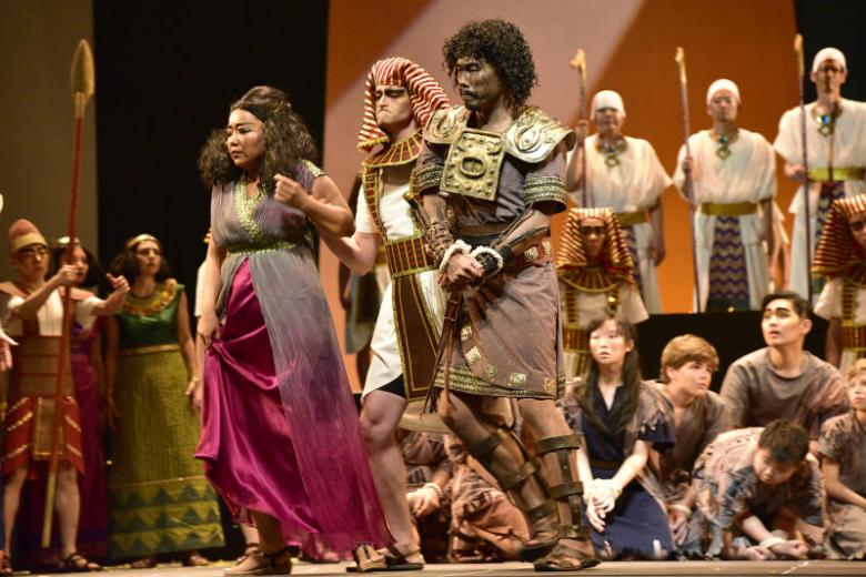 Singapore Lyric Opera's production of Aida features 100 singers, actors ...
