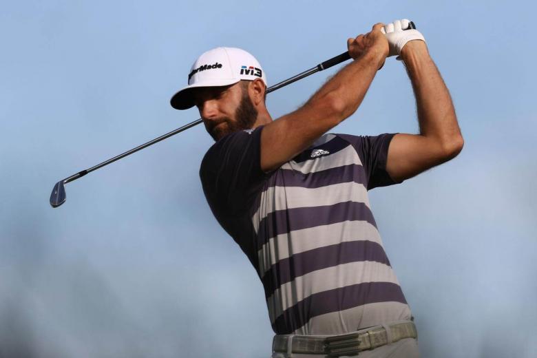 Golf: Dustin Johnson shoots horror 77, falls back into four-way tie for ...
