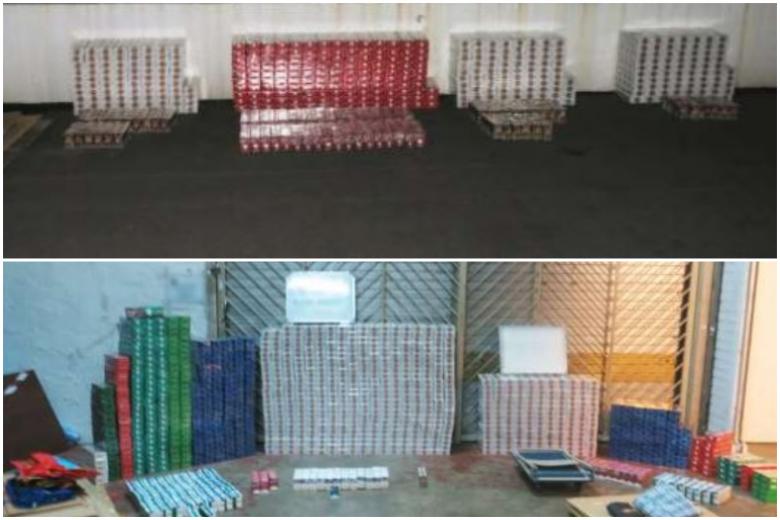 5 men arrested, more than 1,300 cartons of contraband cigarettes seized ...