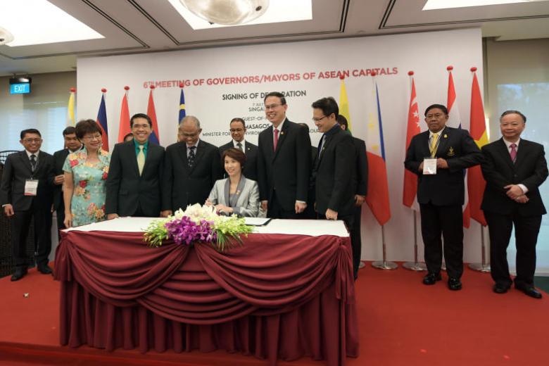 Asean capitals sign declaration pledging commitment to environmental ...