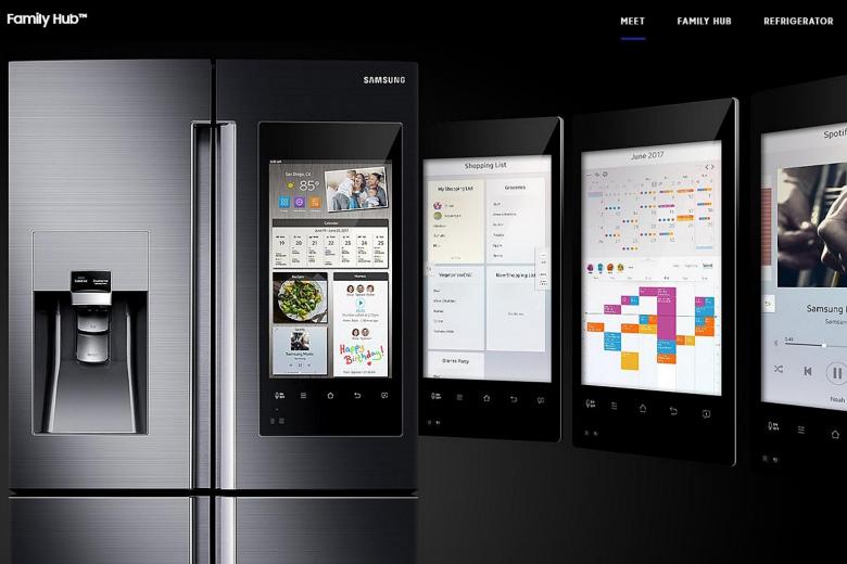 Samsung launches Family Hub smart refrigerator | The Straits Times