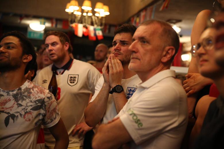 World Cup: Stunned silence, then tears, as England fans realise it's ...