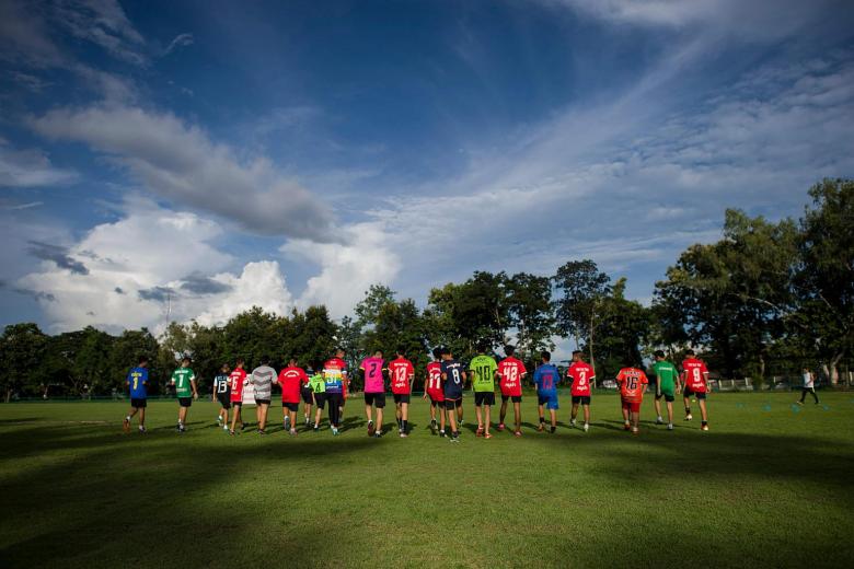 Thai 'Wild Boars' football team return to training after teammates ...