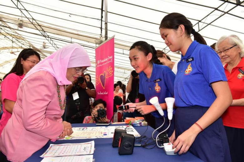 Members of Girls Brigade Singapore pick up technology skills to better ...