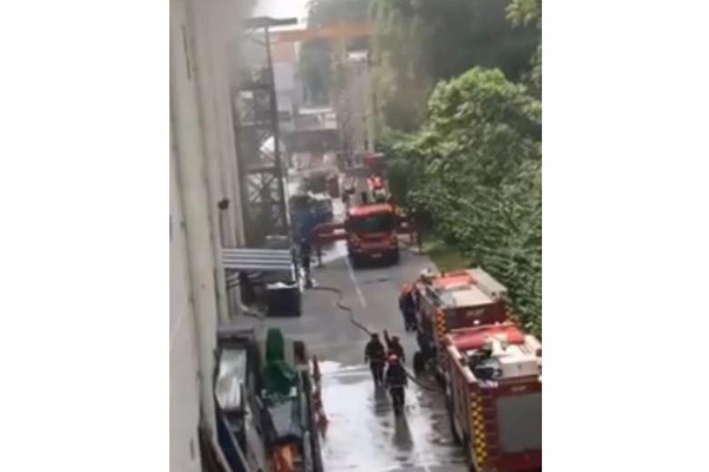 Firefighters put out warehouse fire near Joo Koon MRT station | The ...