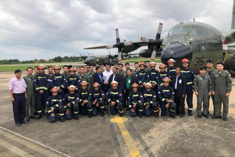 SCDF search-and-rescue team lands safely in Laos, preparing for search ...