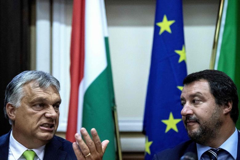 Italy and Hungary vow to work together on hardline approach to migrants ...