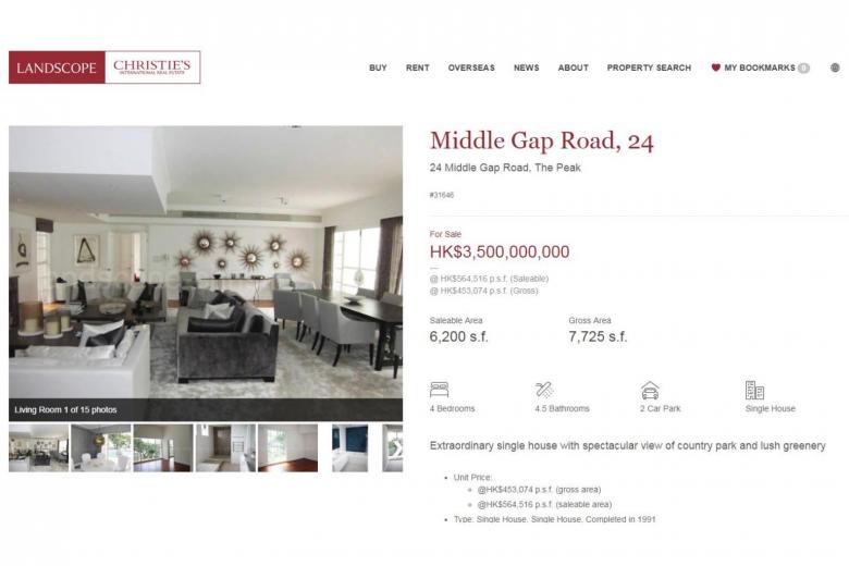 World's most expensive four-bedroom home goes on sale in Hong Kong for ...