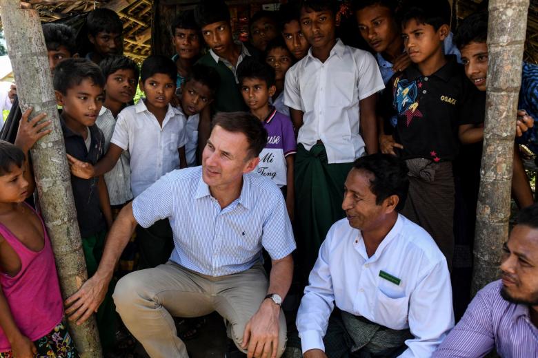Britain's Jeremy Hunt says he pressed Aung San Suu Kyi on 'justice and ...