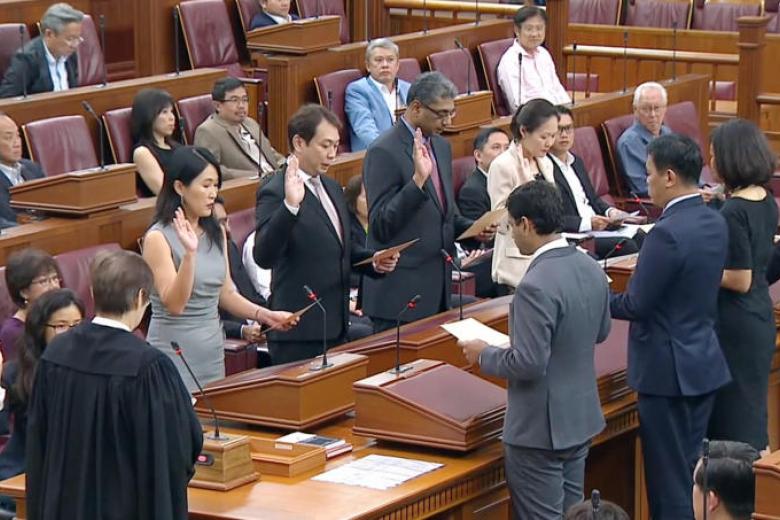 Parliament: New Nominated MPs sworn in, attend first Parliament sitting ...