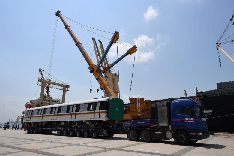 Second batch of Thomson-East Coast Line trains delivered, line on track ...