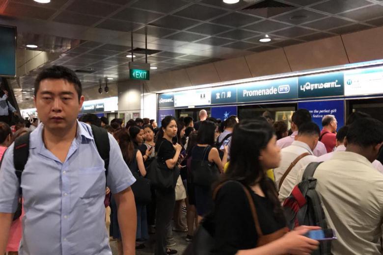 Trains delayed on Downtown Line during evening peak; service resumes ...