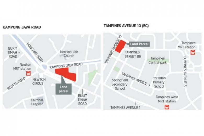Government releases sites in Kampong Java Road, Tampines Ave 10 and ...