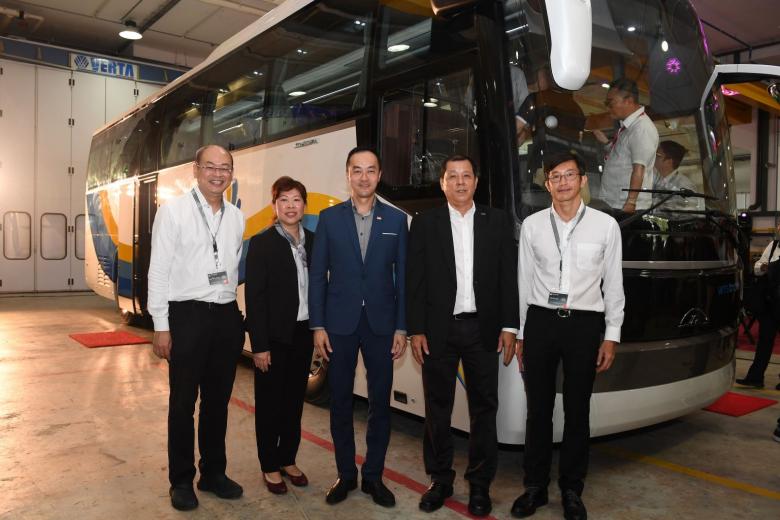 First fully-designed and built in Singapore bus launched | The Straits ...