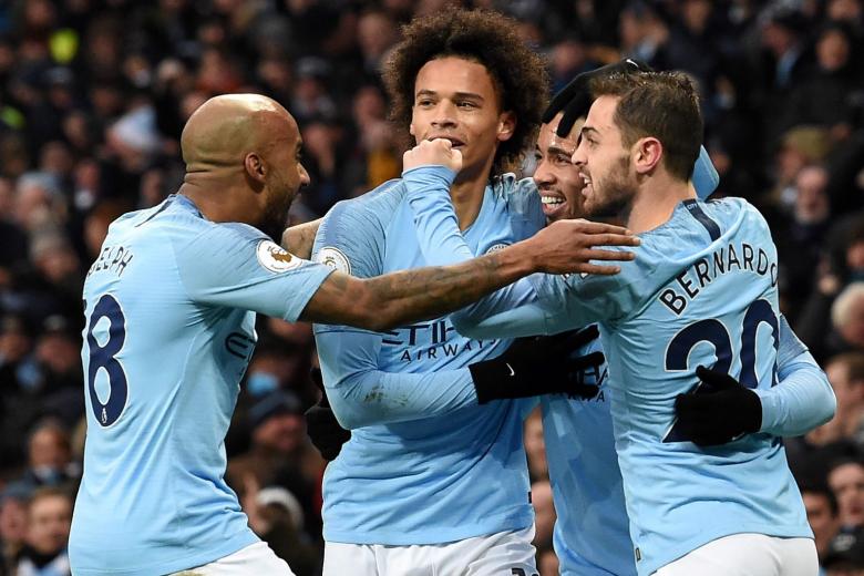 Football: Jesus shines as City regain top spot, Eriksen fires Spurs ...