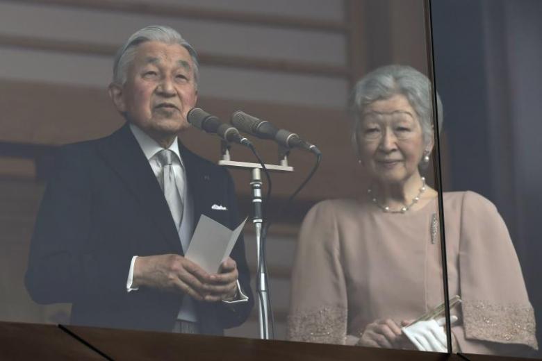 Emperor Akihito says heartened that Heisei era will end without Japan ...