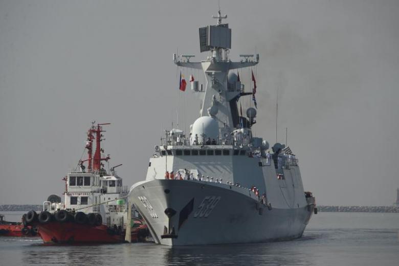 Chinese naval escort fleet pays friendly visit to Philippines | The ...