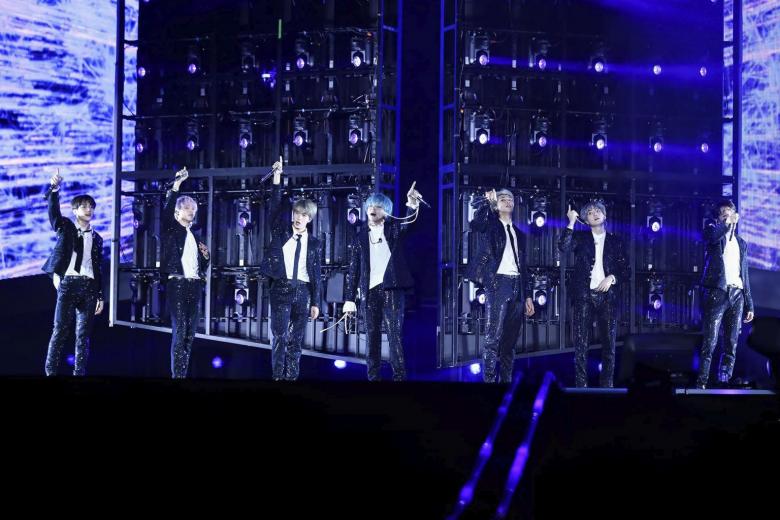Concert review: South Korean boyband BTS give fans a blockbuster show ...
