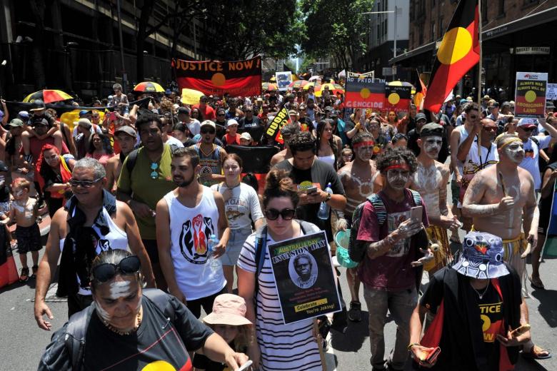 'Invasion Day' protests draw thousands on Australia's national day ...
