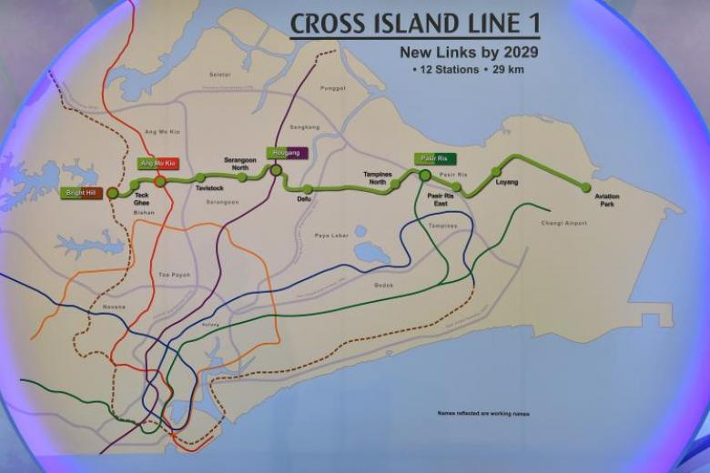 Parliament: Cross Island Line extension from Pasir Ris to Punggol being ...