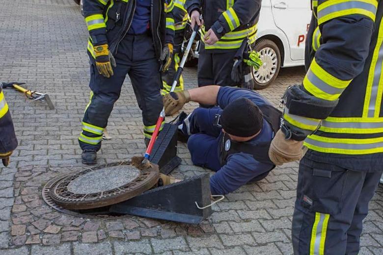 Chubby rat stuck in manhole cover and freed by German rescuers becomes ...