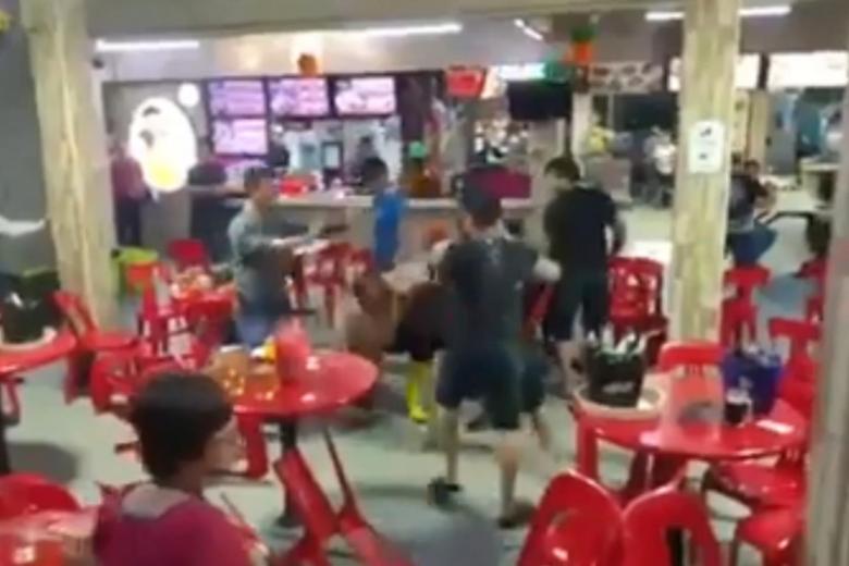 5 men arrested after fight in Woodlands coffee shop | The Straits Times