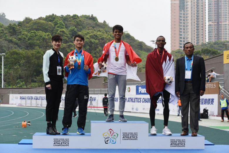 Athletics: Marc Brian Louis wins 400m hurdles gold for Singapore at ...