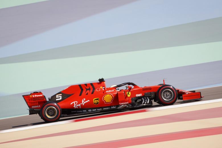 Formula One: Vettel fastest as Ferrari dominate Bahrain GP practice ...