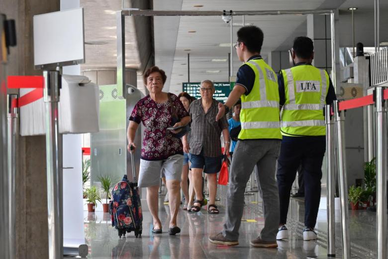 Human Security Radar temporarily deployed at Jurong East MRT station ...