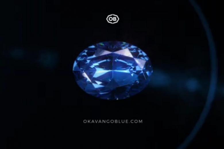 Botswana unveils rare 20-carat blue diamond | The Straits Times