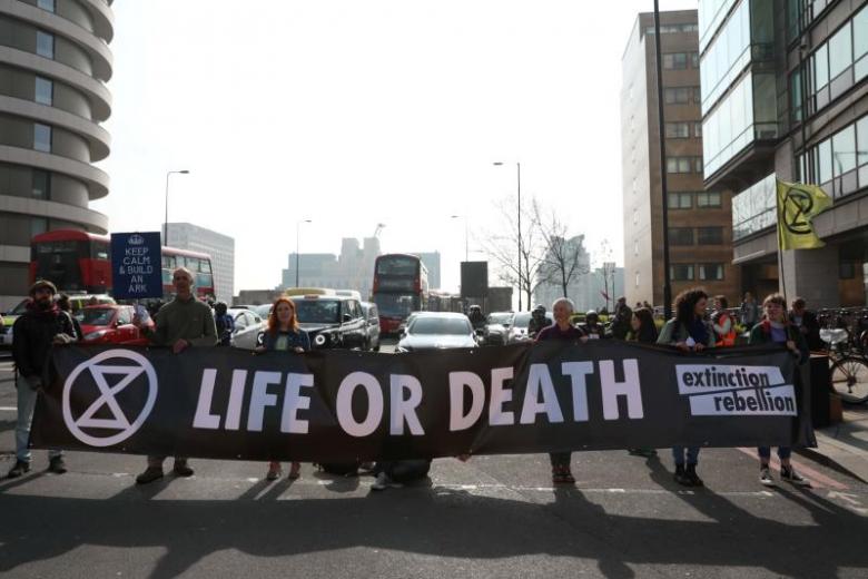 London climate protests enter fourth day | The Straits Times