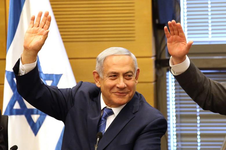 Benjamin Netanyahu sworn into Israel's new parliament after election ...