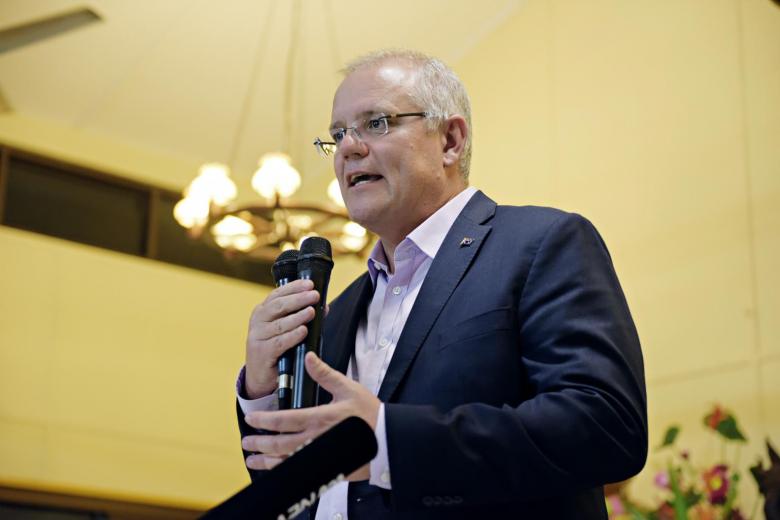 Protester throws egg at Australian Prime Minister Scott Morrison | The ...