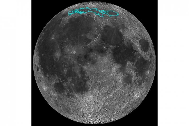 The Moon is shrinking, wrinkling due to quakes: Study | The Straits Times
