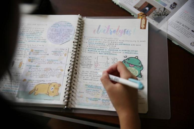 Teens post eye-catching notes on 'studygrams' to motivate others to ...