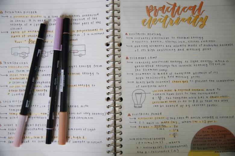 Teens post eye-catching notes on 'studygrams' to motivate others to ...