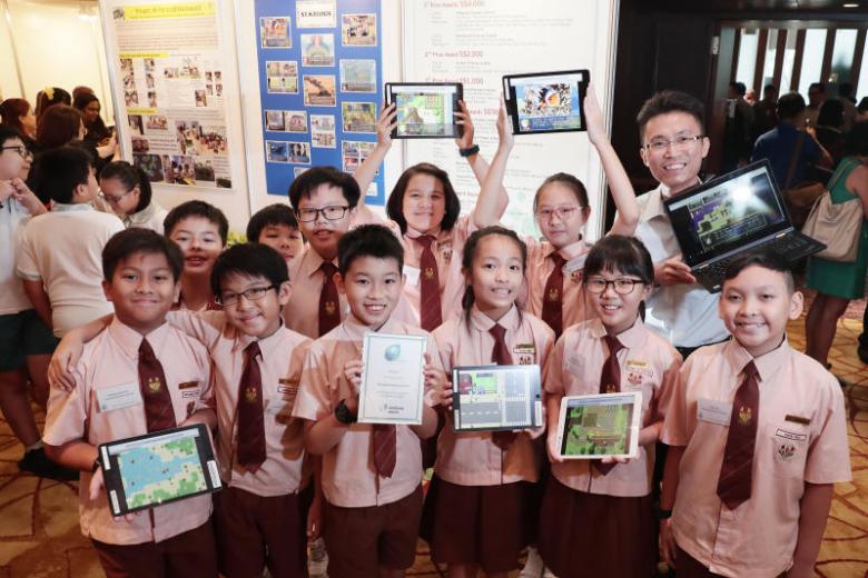Primary school pupils win top prize in environmental competition with role-playing game | The ...